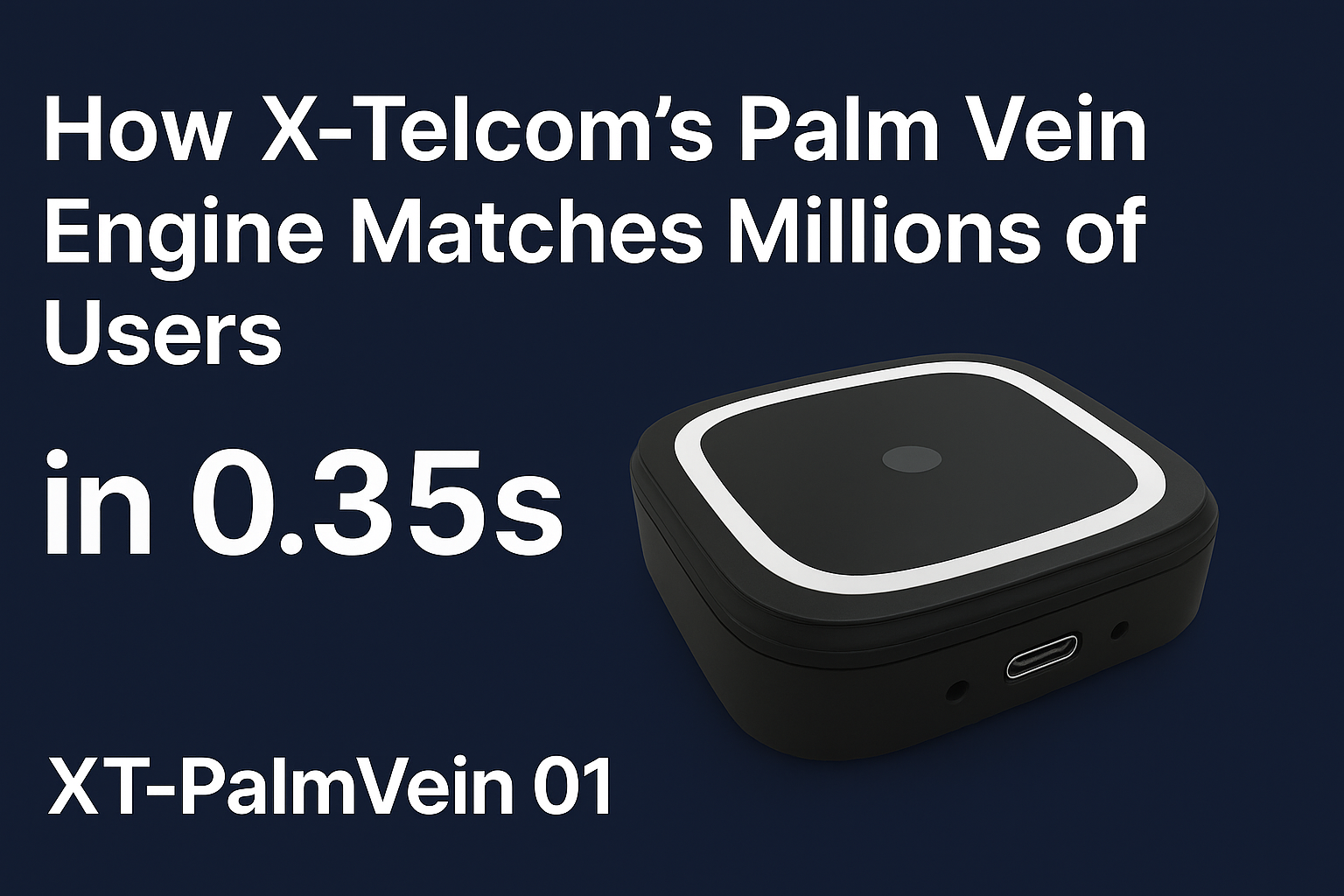 ⚡ How X-Telcom’s Palm Vein Scanner Engine Matches Millions of Users in ...