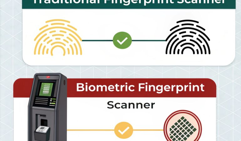 Traditional Fingerprint Scanner vs. Biometric Fingerprint Scanner: Key ...